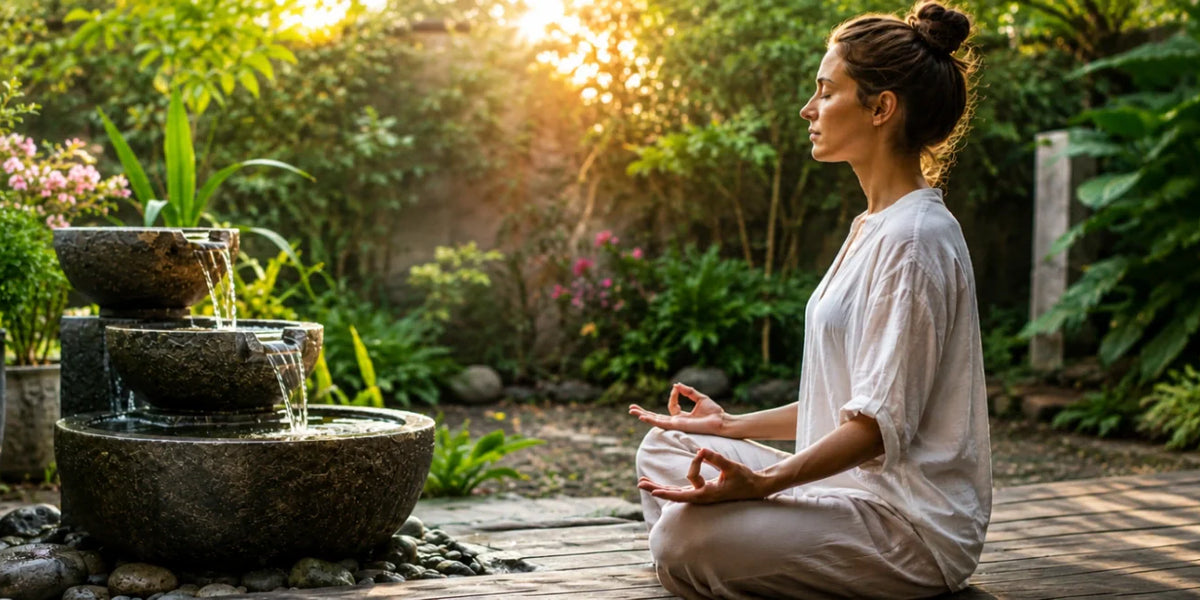 How Guided Water Meditation Helps Reduce Stress and Anxiety — Fountainland