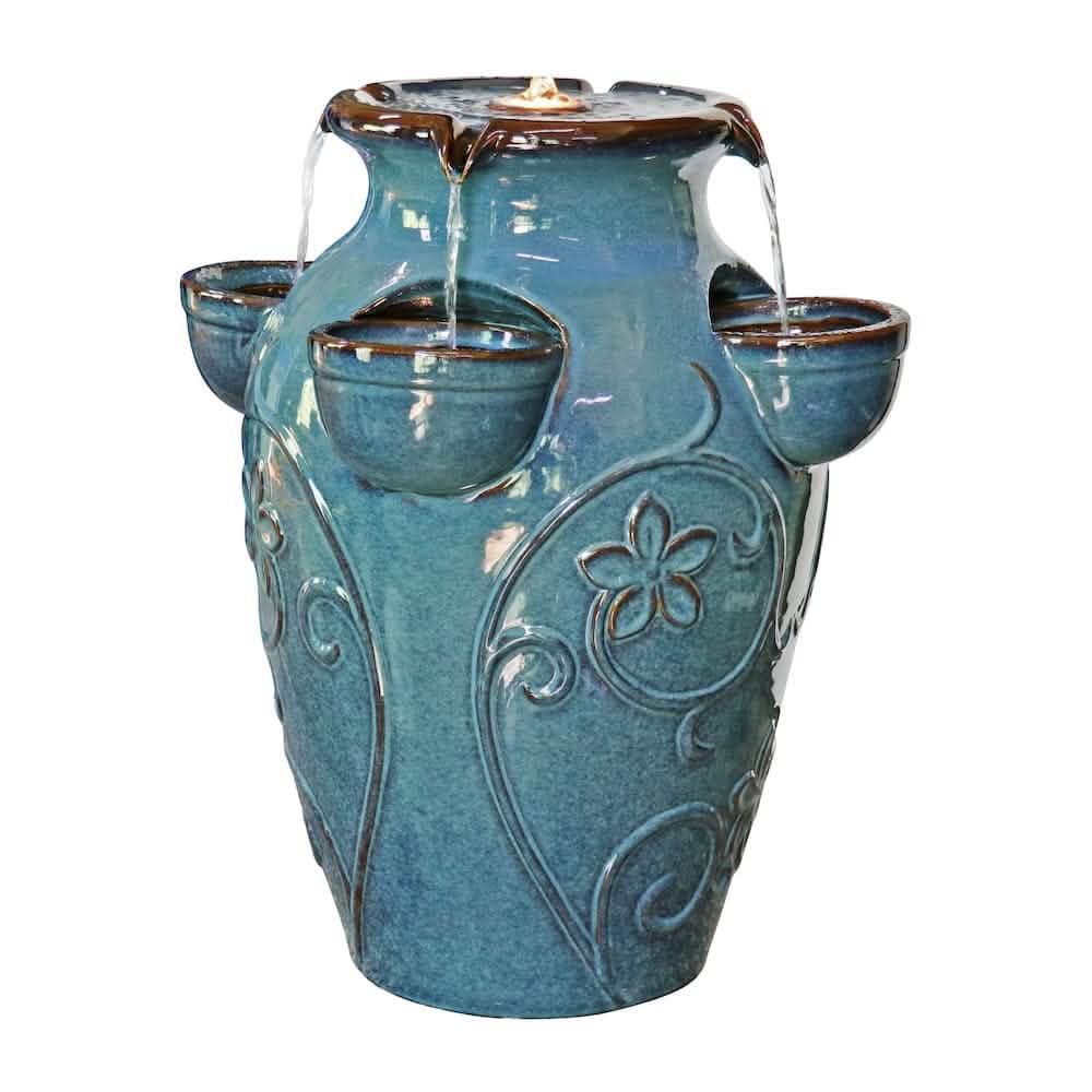 Gabbana Jug & Pots Ceramic Water Feature — Fountainland
