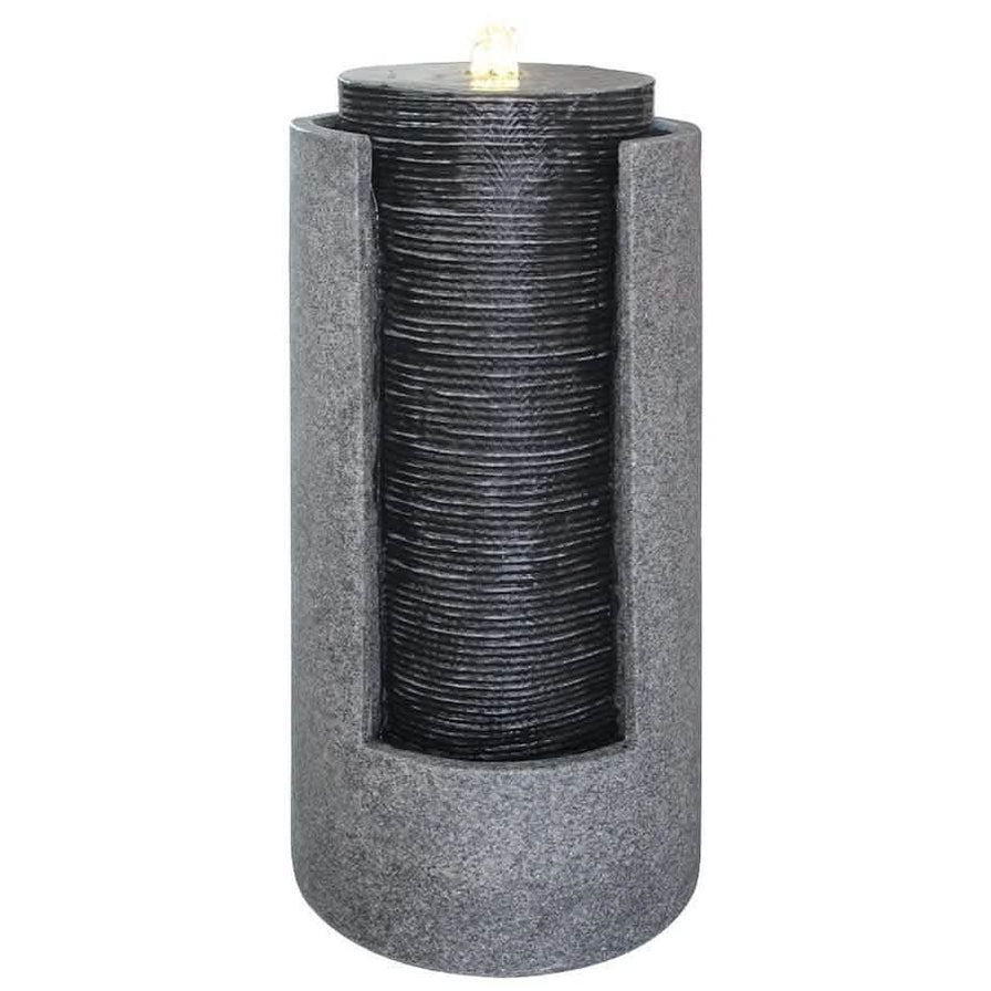 Solar Tower Ripple Modern Water Feature — Fountainland