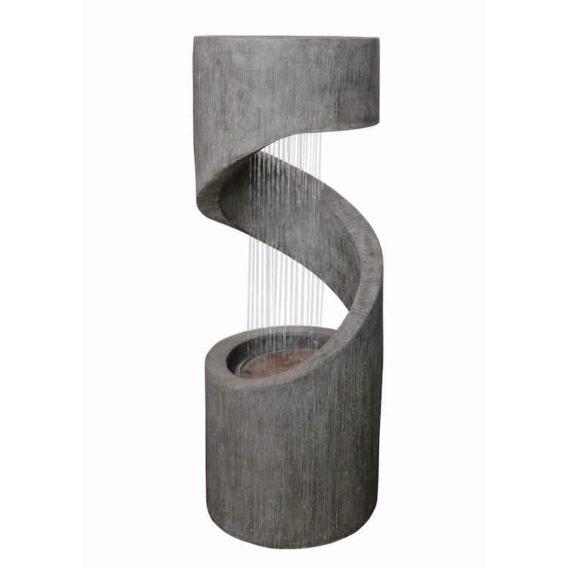 Regen Rain Garden Water Feature - Spiral Design 80cm — Fountainland