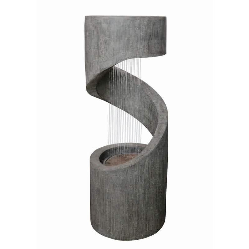 Regen Rain Garden Water Feature - Spiral Design 80cm — Fountainland