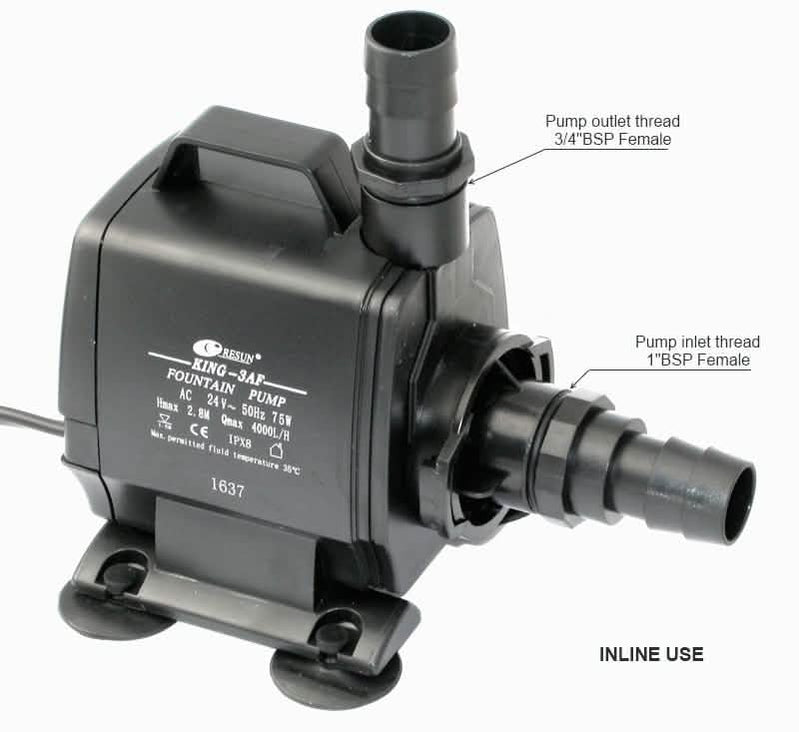 Low Voltage Water Pumps (12V to 24V) — Fountainland