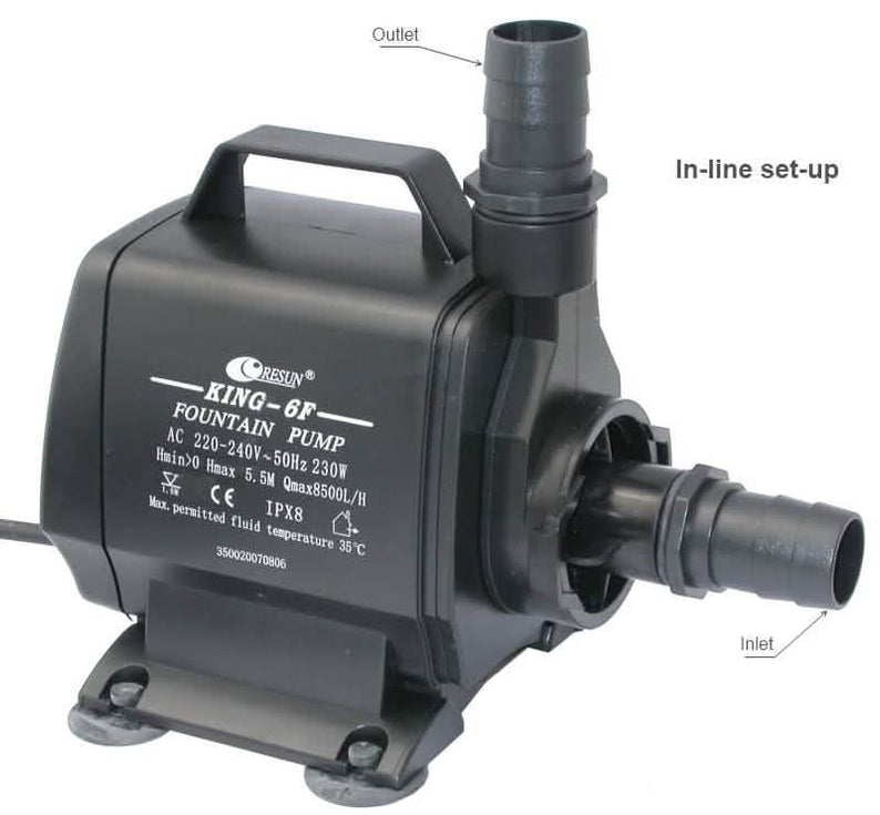 Resun King 6F Water Pump for Fountains & Ponds - 8500LPH — Fountainland
